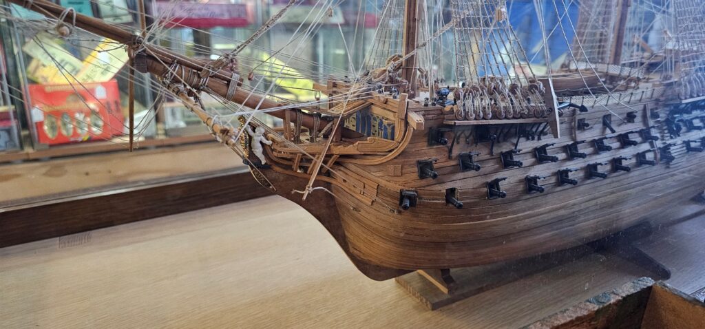 Large Size Model of HMS Victory the ship of Admiral Nelson - Sally Antiques