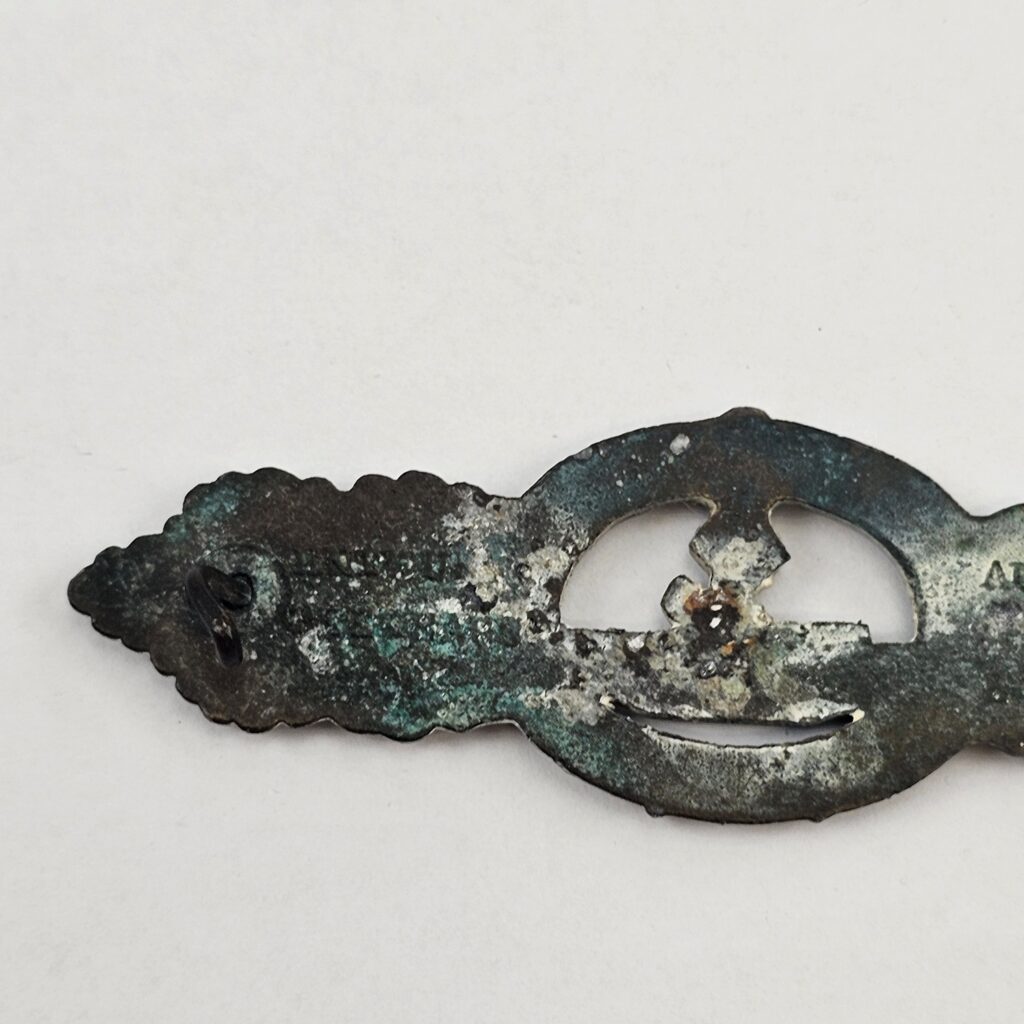 WW2 Nazi German Third Reich U-Boat Bronze Combat Clasp - Sally Antiques