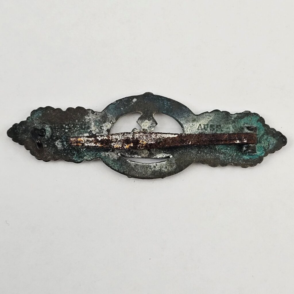 WW2 Nazi German Third Reich U-Boat Bronze Combat Clasp - Sally Antiques