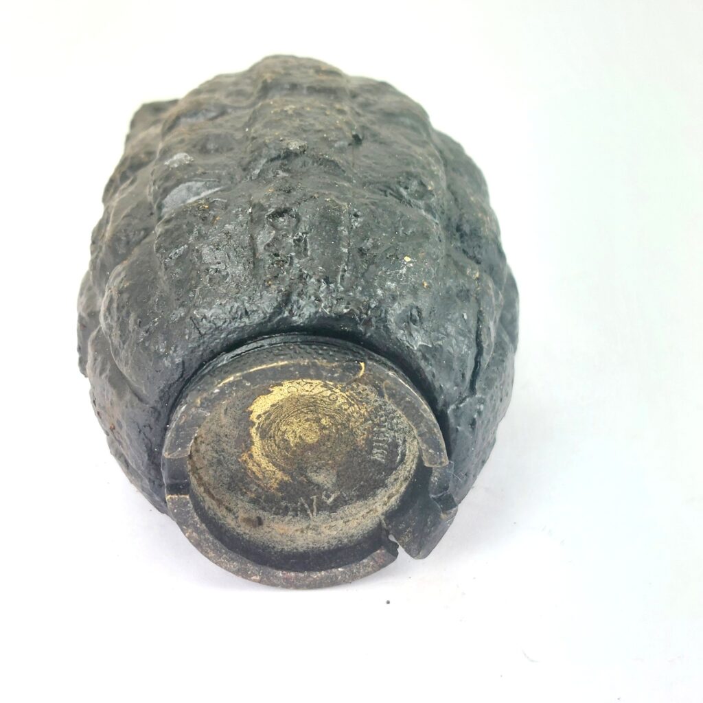 British, WW1- c. 1915, Mills No.5 Mk I Hand Grenade, Cutaway, with ...