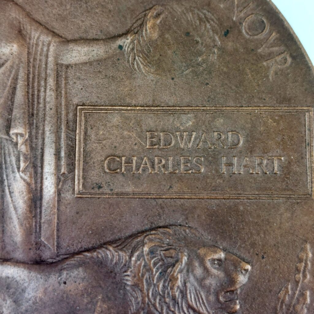 British, WW1, Memorial Plaque (“Death Penny”) in Original Packet with ...