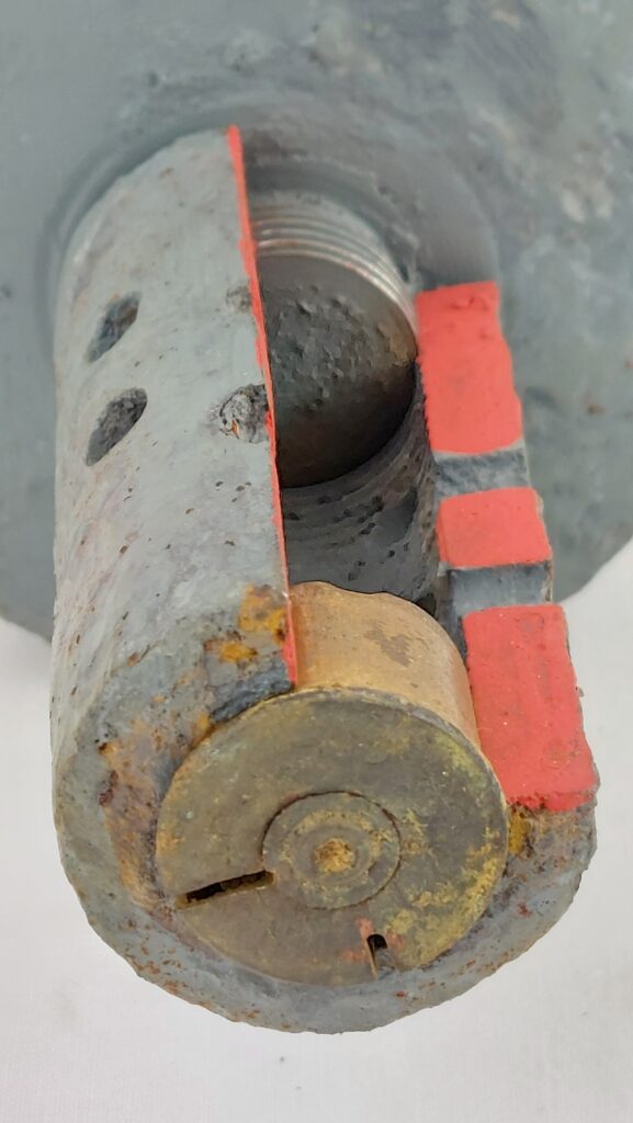British, WW1, Stokes Mortar Bomb Cutaway with Time Fuze, Inert - Sally ...