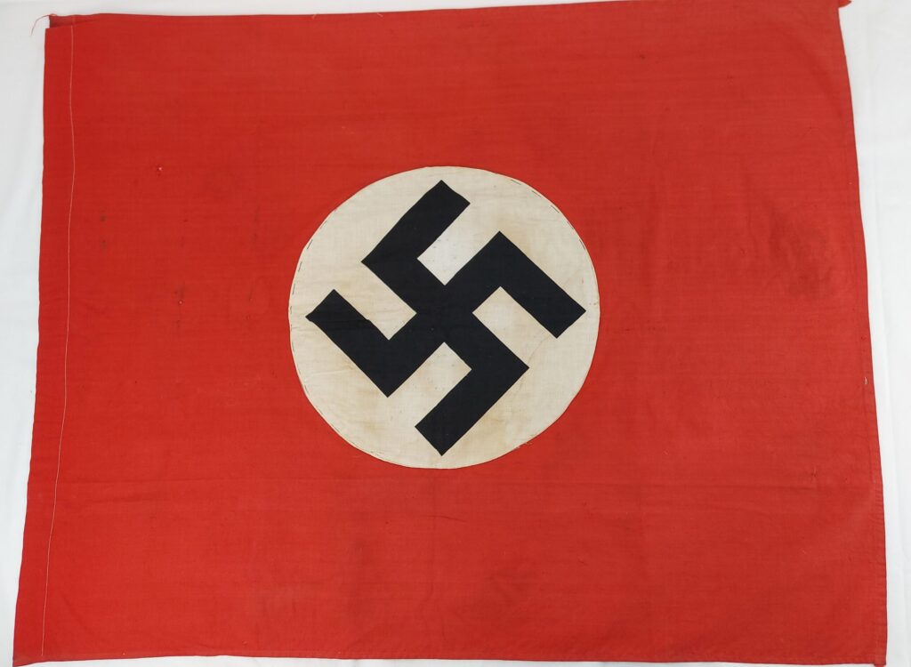 German, WW2, NSDAP Party Flag, Sewn Construction, 88.5 × 70.4 cm ...
