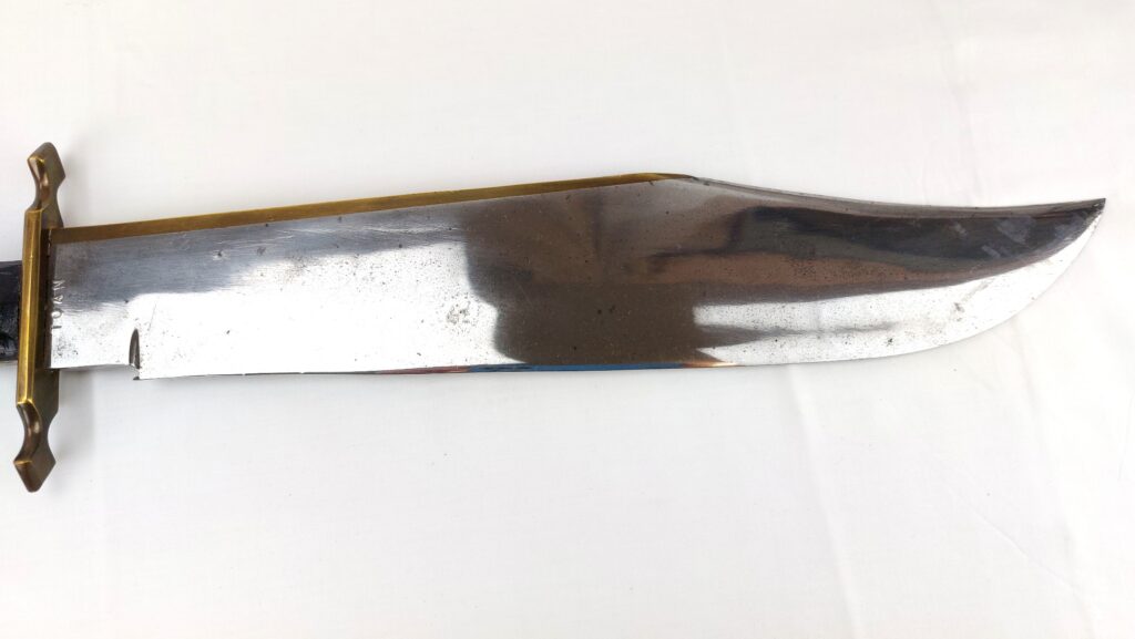 Large Frontier Bowie Knife, Marked “TOAN” - Sally Antiques