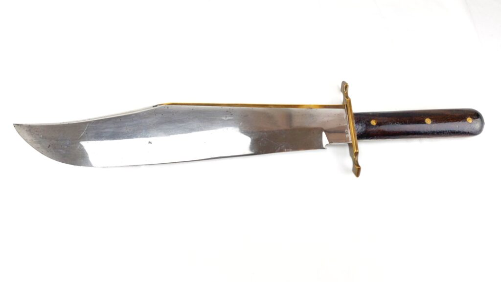 Large Frontier Bowie Knife, Marked “TOAN” - Sally Antiques