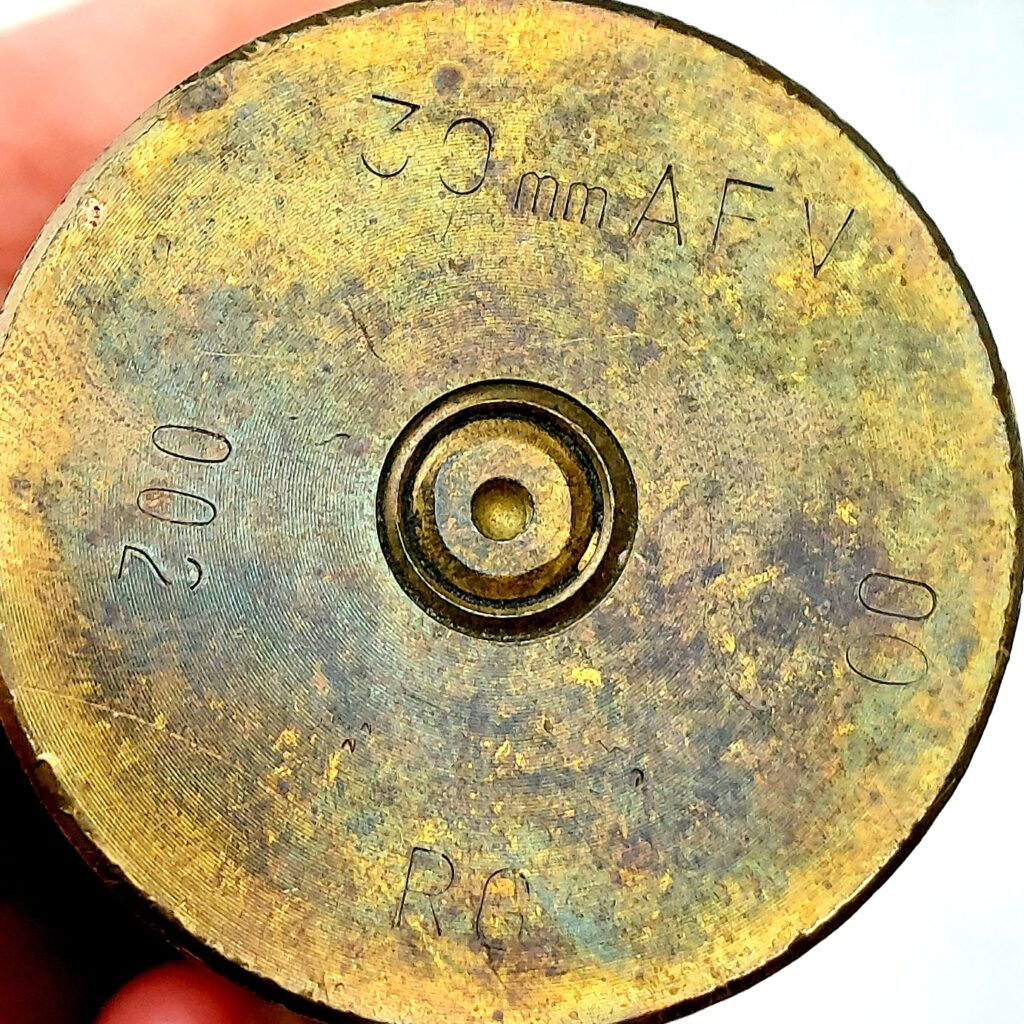 British, c.2000, 30mm RARDEN AFV Inert Drill Display Round, RG (Radway ...